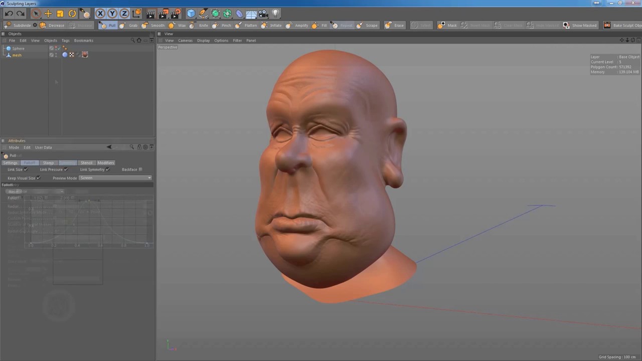 Cinema 4D Sculpting - YouTube