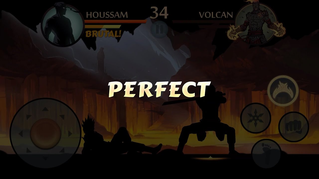 Shadow Fight 2 Boss Volcano Perfect 😈😈😈 (HD) - YouTube