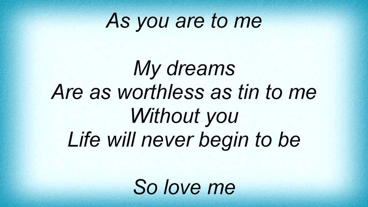 Sarah Vaughan - My Reverie Lyrics - YouTube