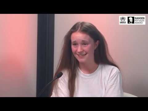 Sigrid interview from the Nansen Award Ceremony - YouTube