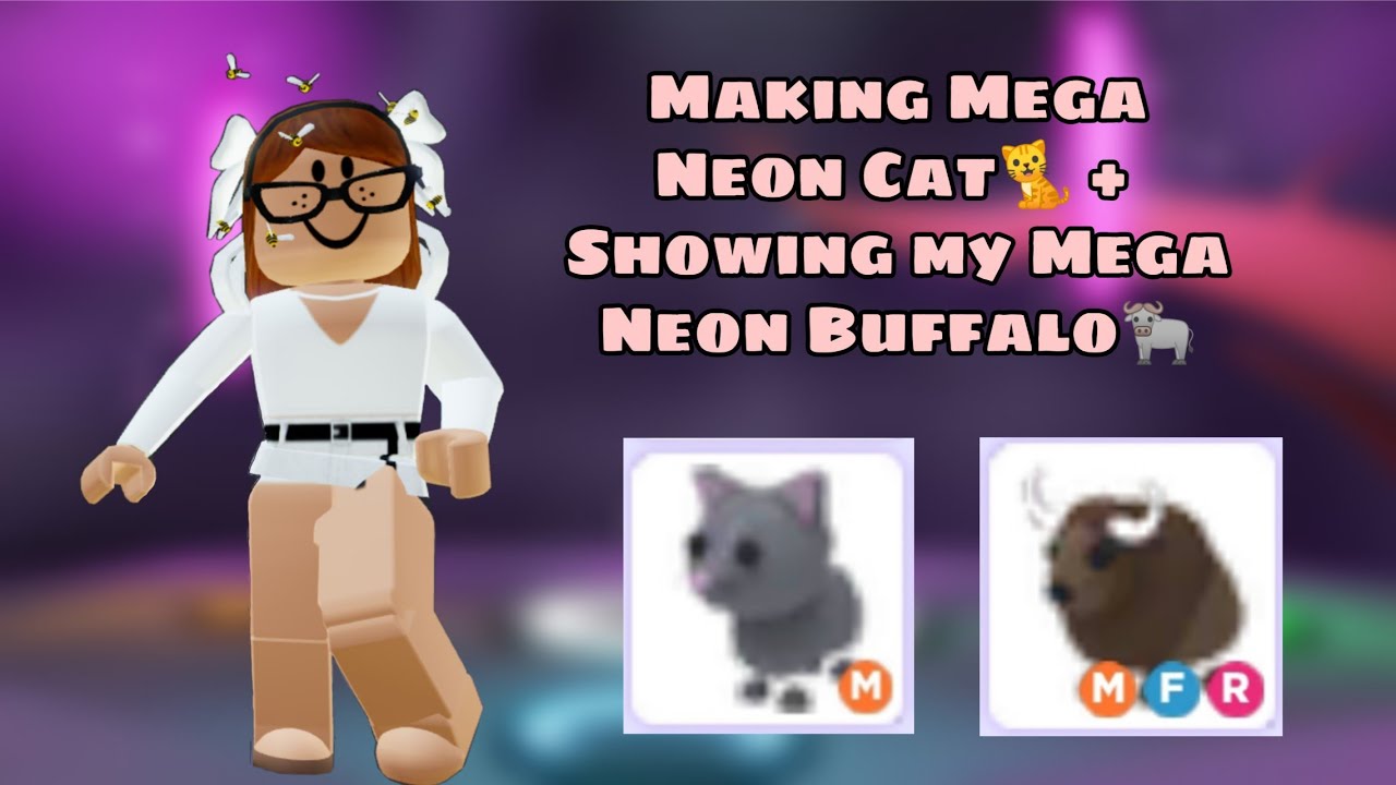 Making Mega Neon Cat + Showing my Mega Neon Buffalo | Simply Sunflower ...
