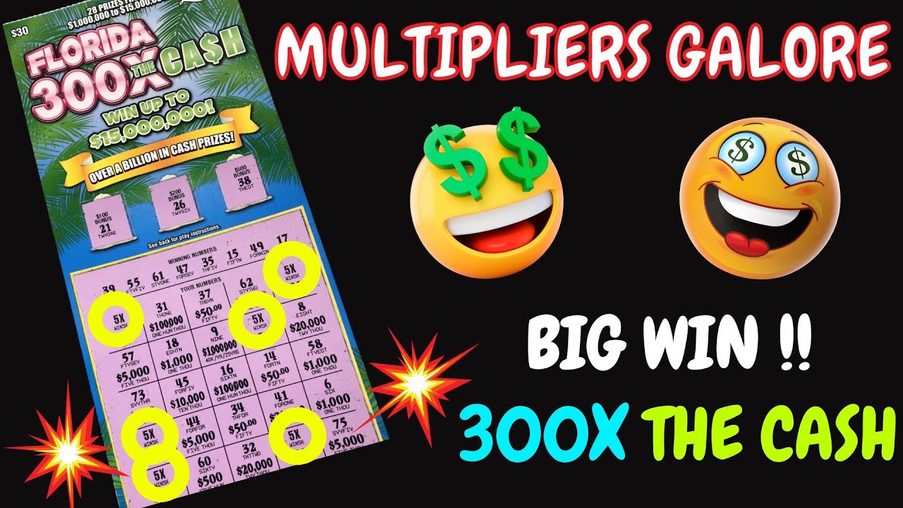 💥 6 MULTIPLIER MATCHES 🚀 300X THE CASH | FLORIDA LOTTERY - YouTube
