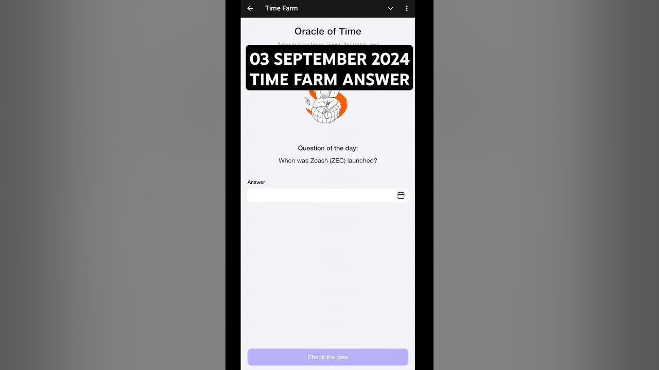 Time Farm Answer Today 03 September | Time Farm Oracle Of Time 03 Sep # ...