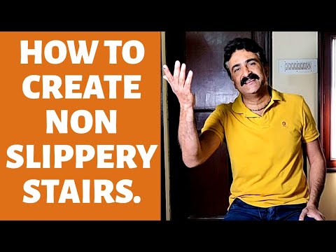 How to make non slippery stairs | How not to fall from stairs | Anti ...