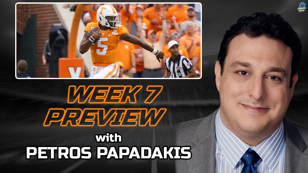 The Transfer Portal CFB Podcast — Week 7 Preview ft. Petros Papadakis ...