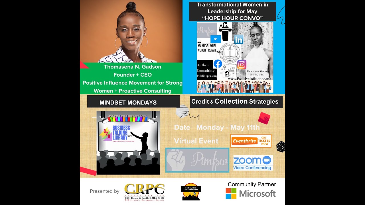 Mindset Mondays with Thomasena N Gadson Promo Video - YouTube