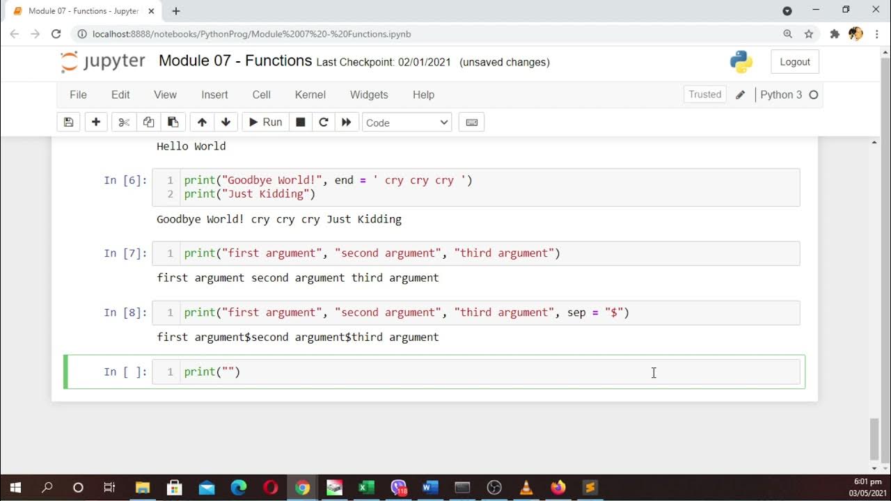 Python Module 07 Youtube