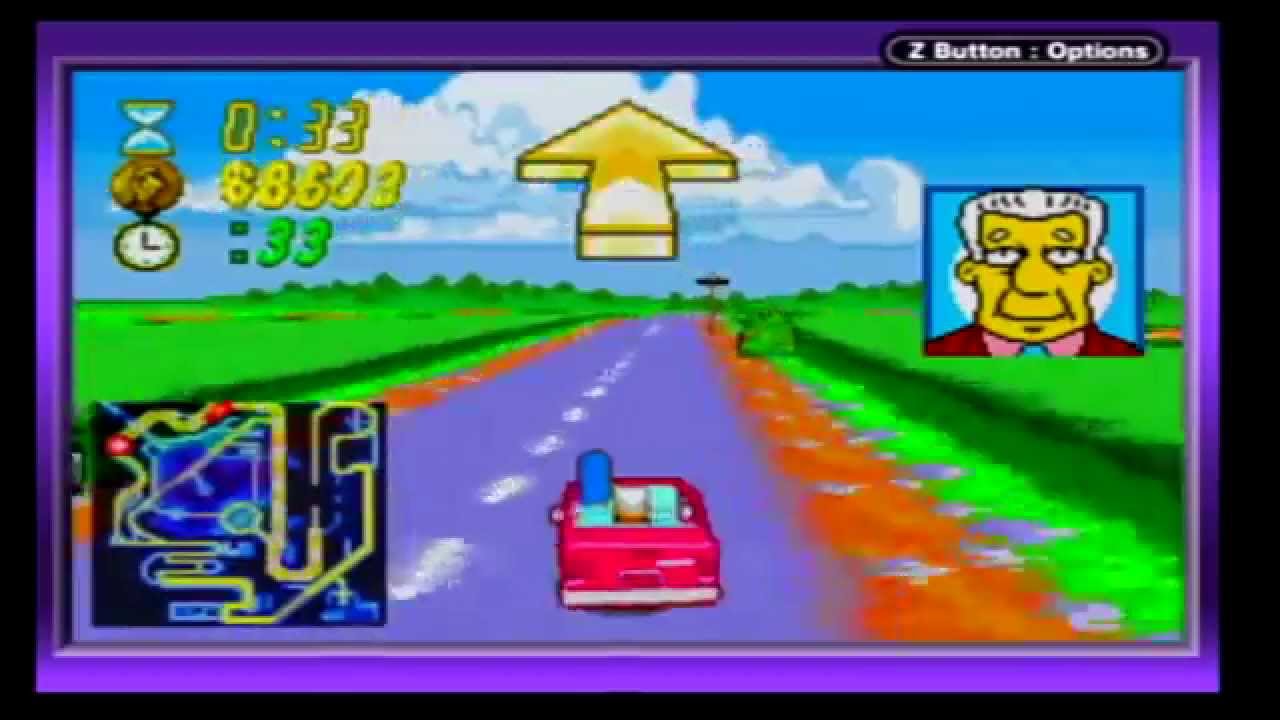 The Simpsons Road Rage (GBA) marathon part 2 - YouTube