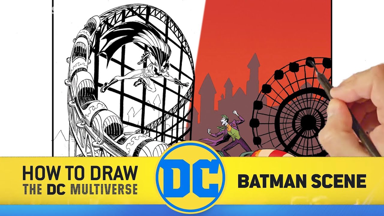 How To Draw: The DC Multiverse | Batman and The Joker | @dckids - YouTube