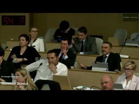 Intervention de Thibaut Monnier, Conseiller régional au CR AURA - YouTube