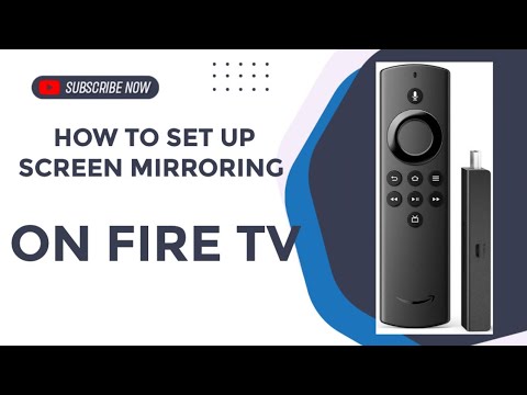HOW TO SETUP SCREEN MIRRORING ON FIRE TV - YouTube