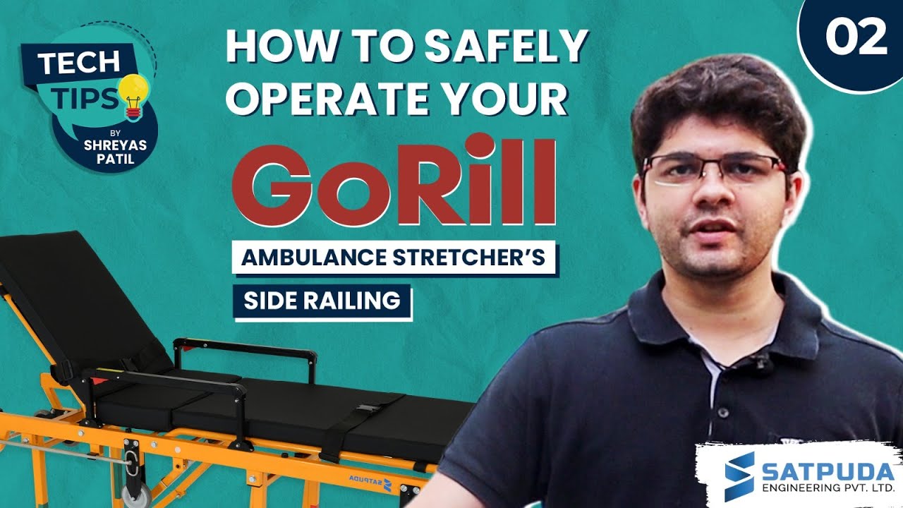 How to safely operate your GoRill Ambulance Stretcher’s side railing ...