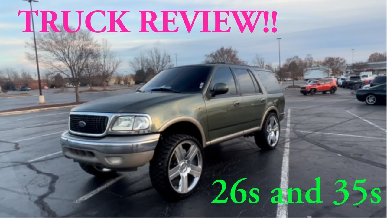 FORD ON 26s & 35s!!! |TRUCK REVIEW| 😳😲 #squattedtrucks #review # ...