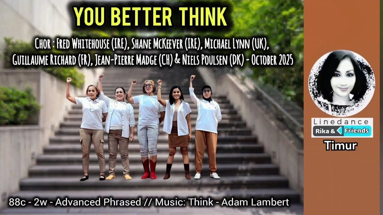 You Better Think - chor Fred(IRE) Shane(IRE) Michael(UK) Guillaume(FR ...