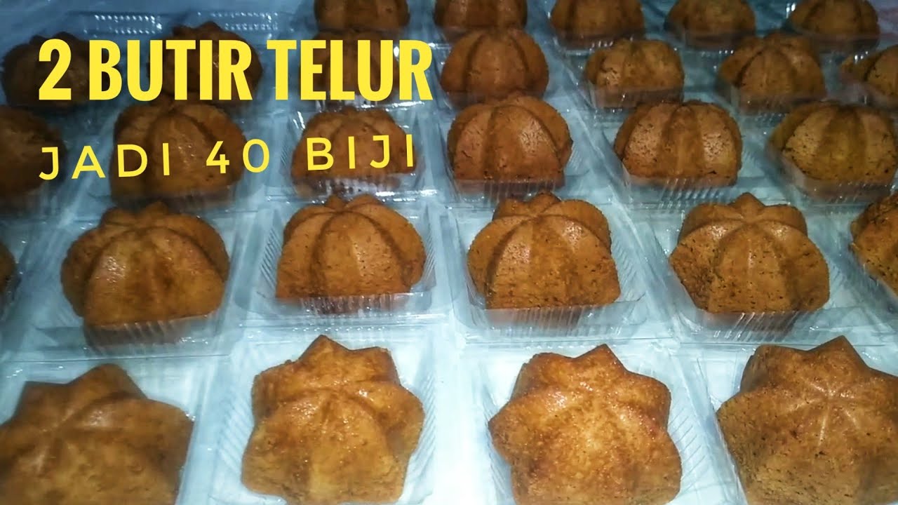 DARI 2 BUTIR TELUR MENGHASILKAN 40 BIJI BOLU SAKURA - YouTube