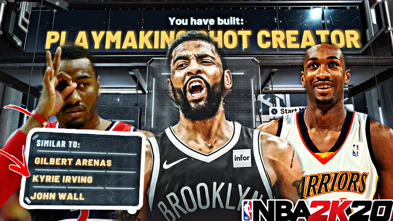 NBA 2K20 BEST PLAYMAKING SHOT CREATOR BUILD! OVERPOWERED KYRIE IRVING ...