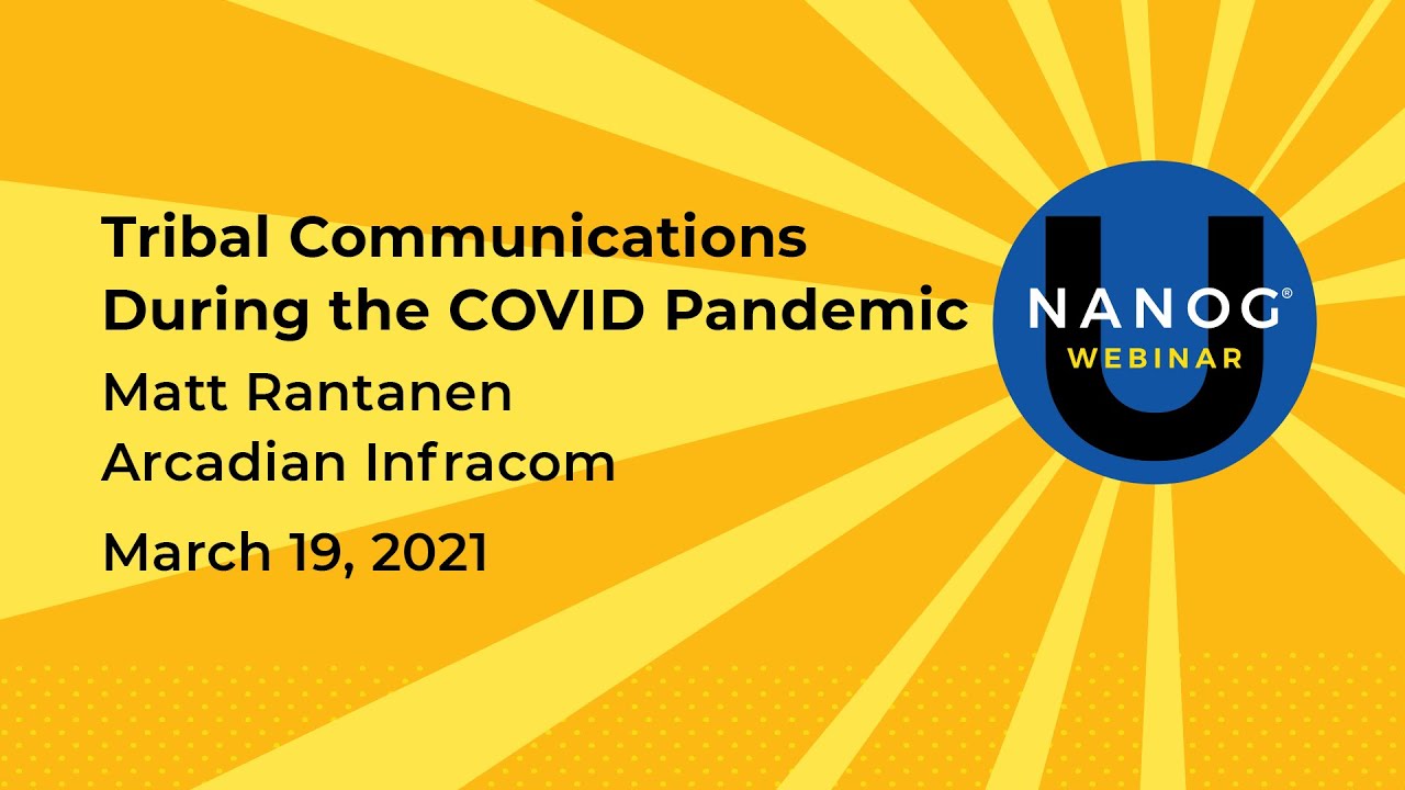 Tribal Communications During the COVID Pandemic - YouTube