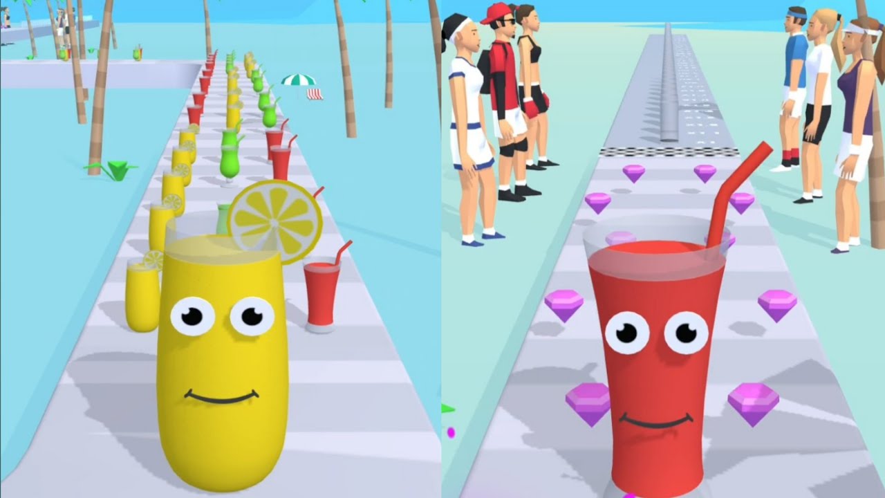 JUICE RUN Game All Levels Mobile Gameplay Walkthrough Updated Levels # ...