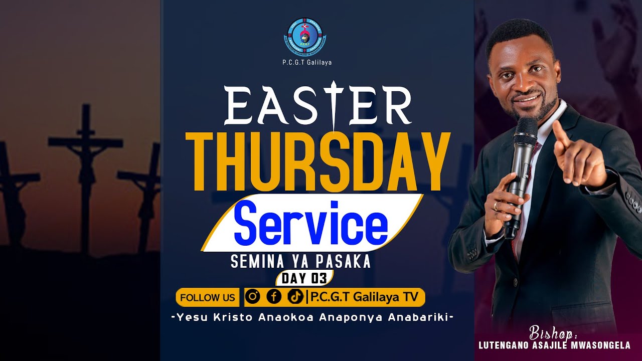 🔴#Live: EASTER SERVICE / SEMINA YA PASAKA /ALHAMISI TAR 17 APR 2025 ...