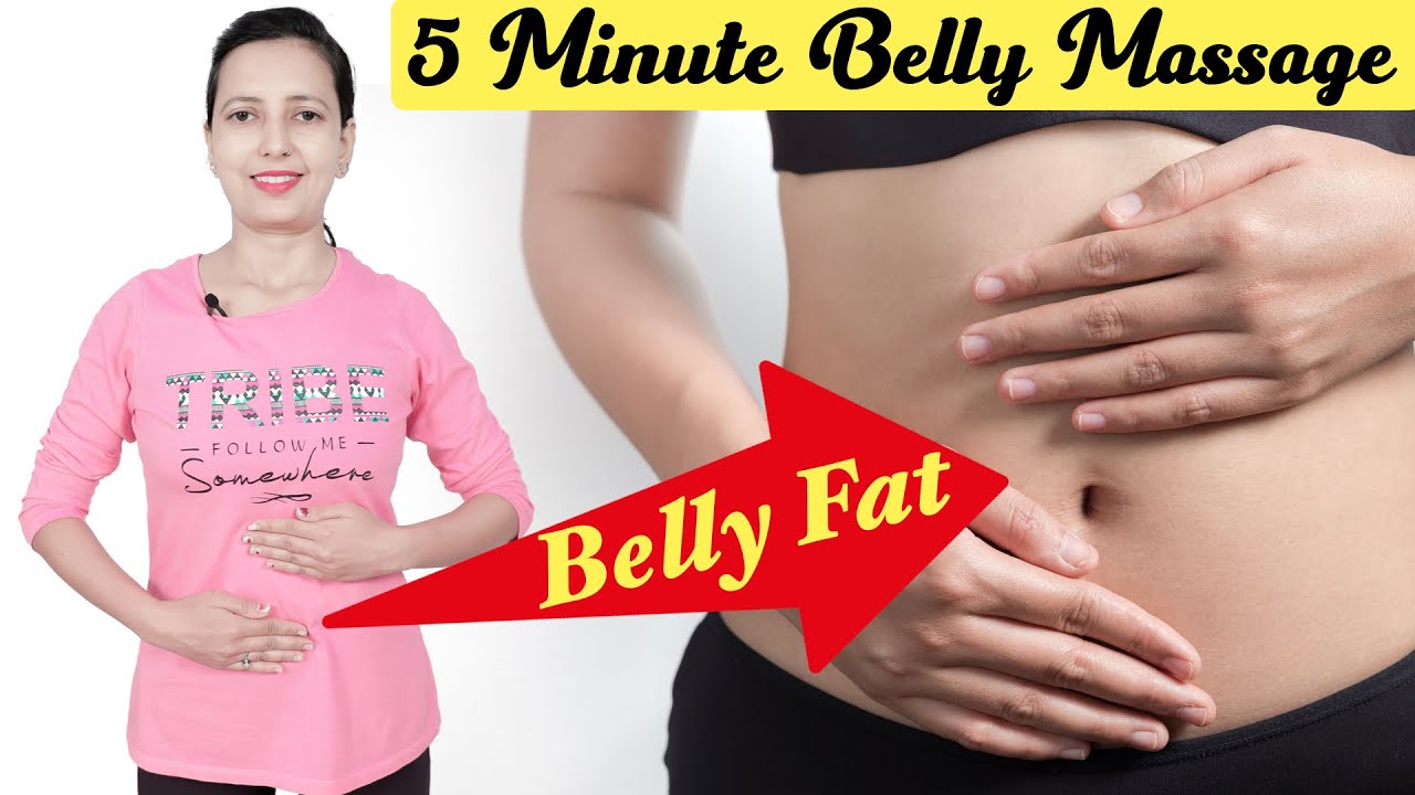 Massage Your Belly for 5 Minutes to Lose Belly Fat | सपाट पेट के लिए ...