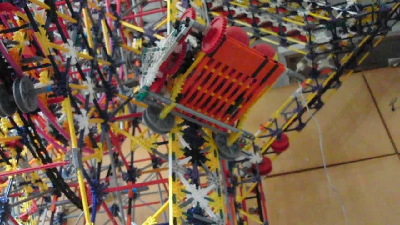 Knex Ball Machine Lift 'Elevator Lift' - YouTube