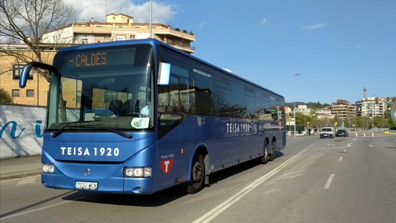 Circulación autobús Irisbus Iveco Arway línea 151 Teisa (Girona) Abril 2023 - YouTube