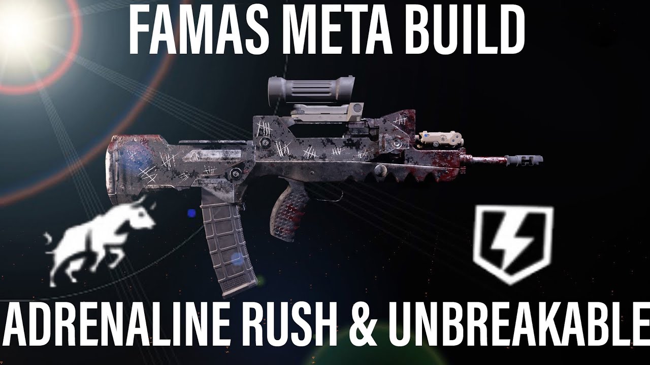 Division 2 - META BUILD! Famas with Adrenaline Rush & Unbreakable ...