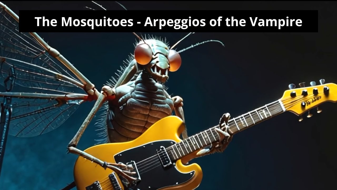 Insect Rock Band From Mosquitoes with Original Track - Arpeggios of The ...