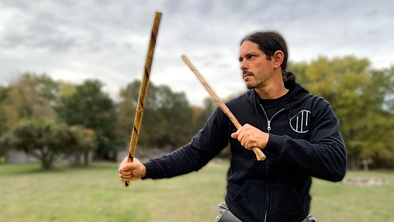 Kali Eskrima Double Sticks - with Footwork! - YouTube