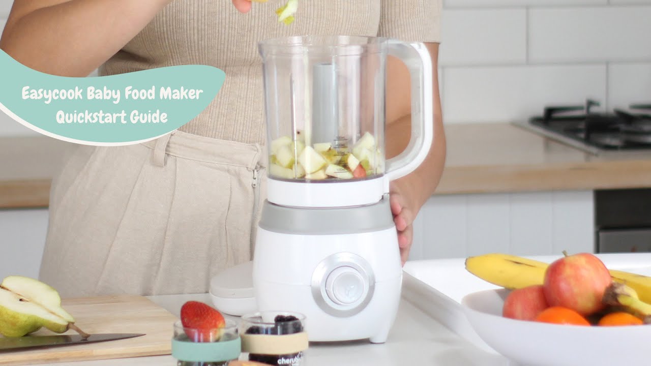 Easy cook Baby Food Maker QuickStart Guide - YouTube