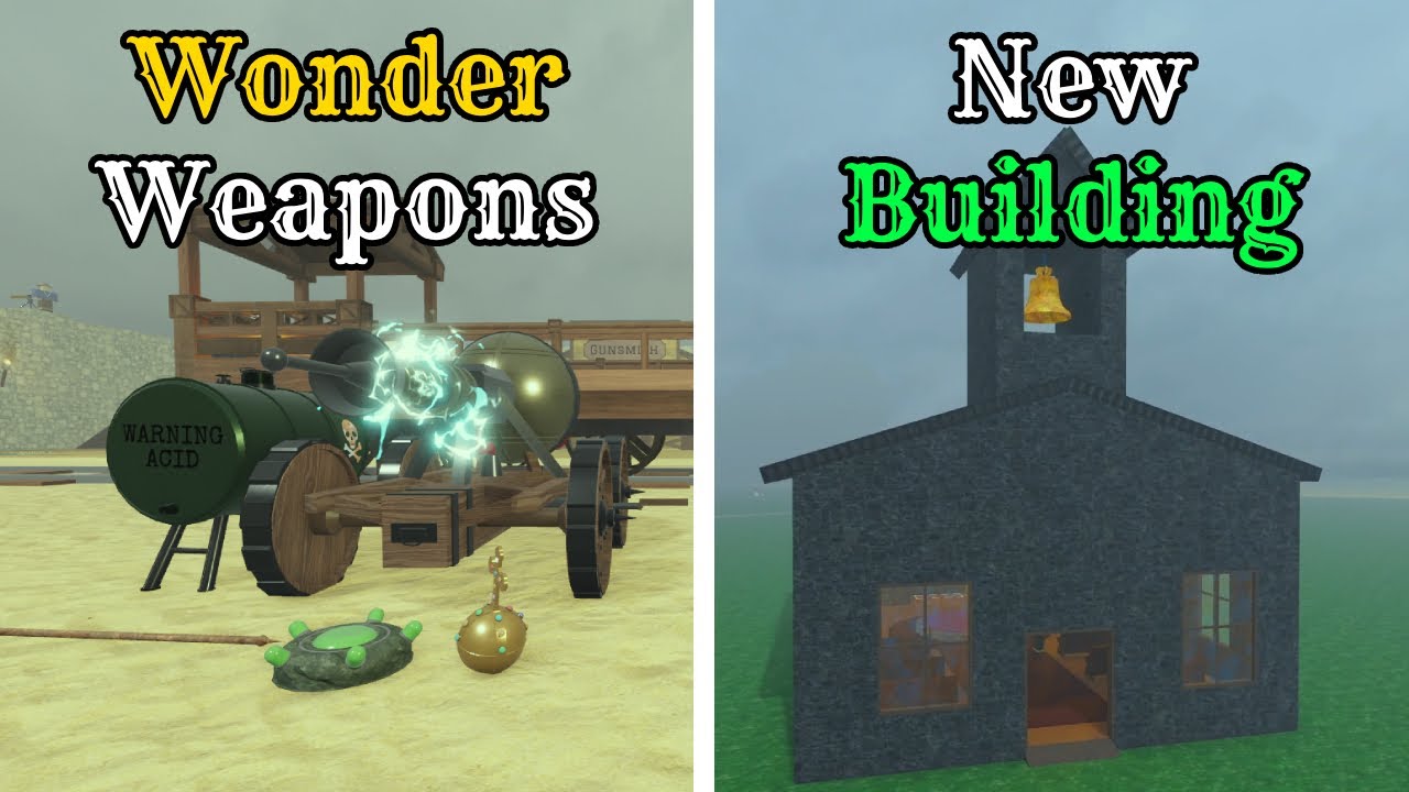 Wonder Weapons and Acid Update | Roblox Dead Rails (New Weapons ...