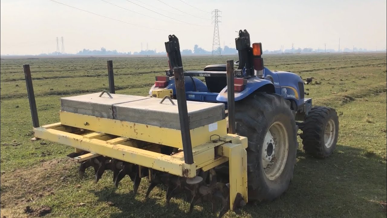 Testing an Aerway aerator on pasture - YouTube