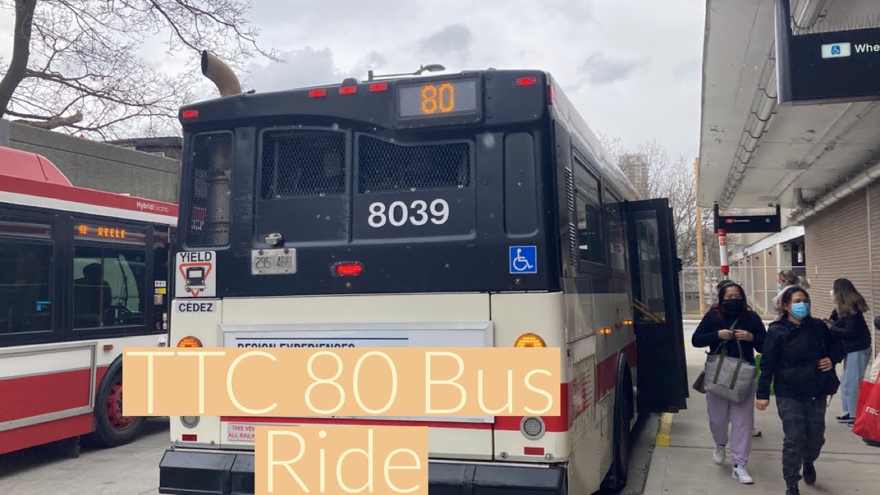 Toronto TTC 80 Queensway Bus Ride From Islington/Queensway to Keele ...