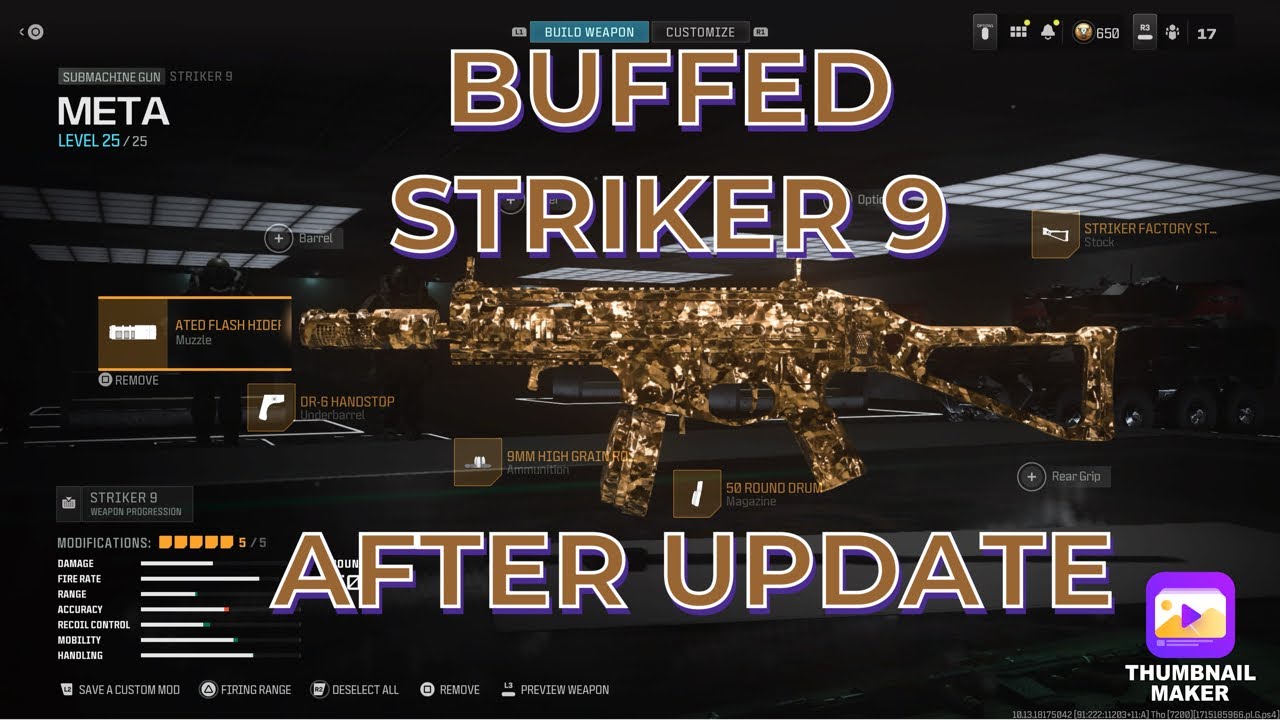 NEW *META* STRIKER 9 LOADOUT in WARZONE 3! 😯 (Best STRIKER 9 Class ...