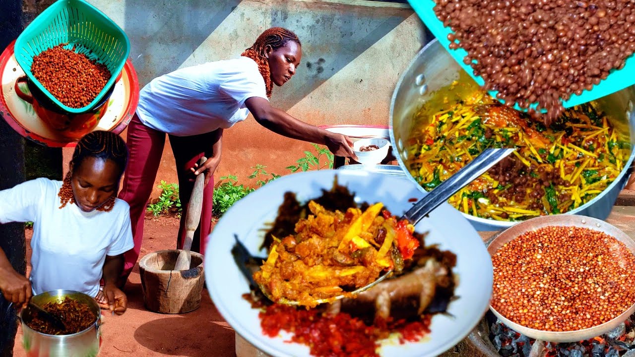 Achicha Ede | Most Traditional Igbo Food ( Achicha & Fio fio) - YouTube