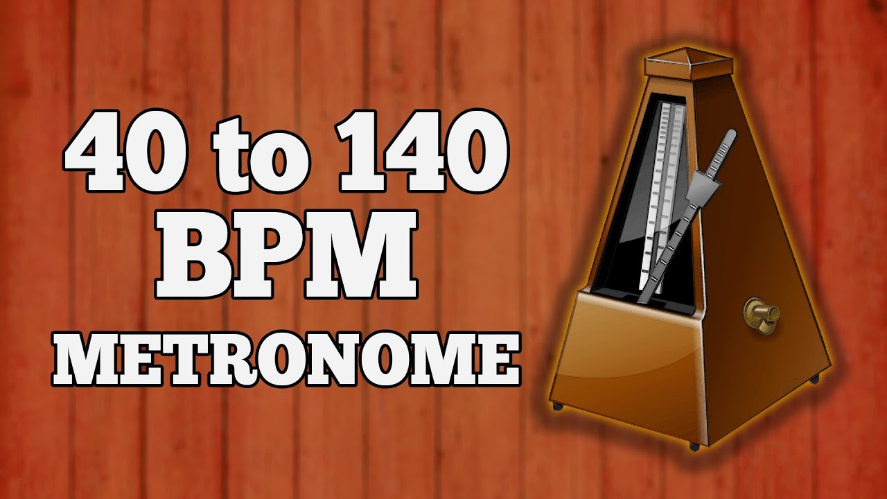 40 to 140 BPM - INCREASING METRONOME (Audio + Visual) - YouTube