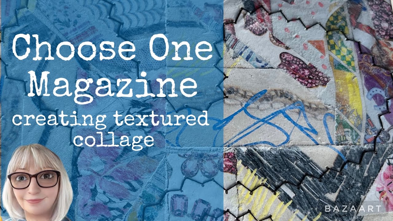 Combining Textures for Magazine Collage Projects - YouTube