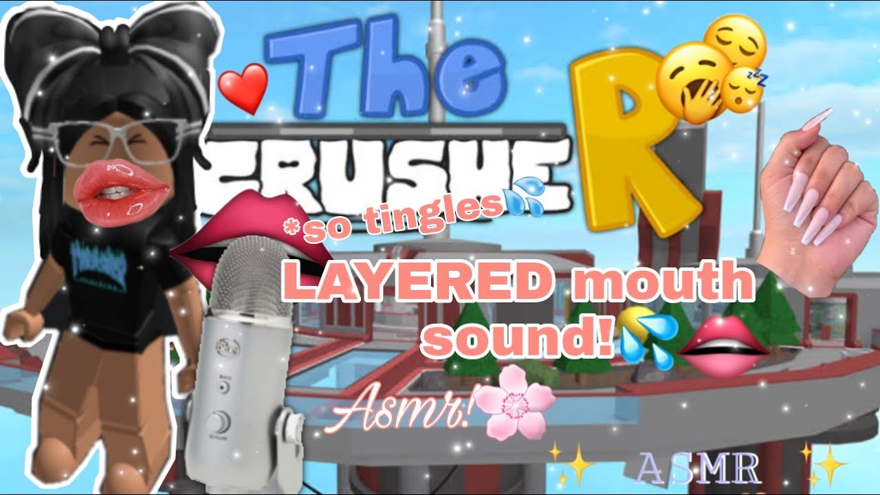 Roblox Asmr~Layered mouth sound no talking!💦👄🌸🧸|happy 62 subscribers🥺🥰🌸 ...