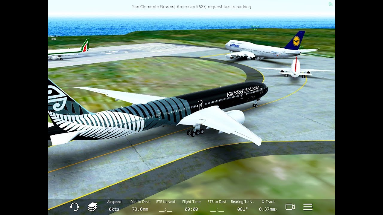 Infinite Flight Boeing 777-300. Multiplayer. ATC. SoCal. KNUC- KSAN ...