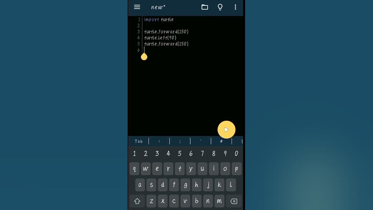 How To Make Square Using Python Python Youtube