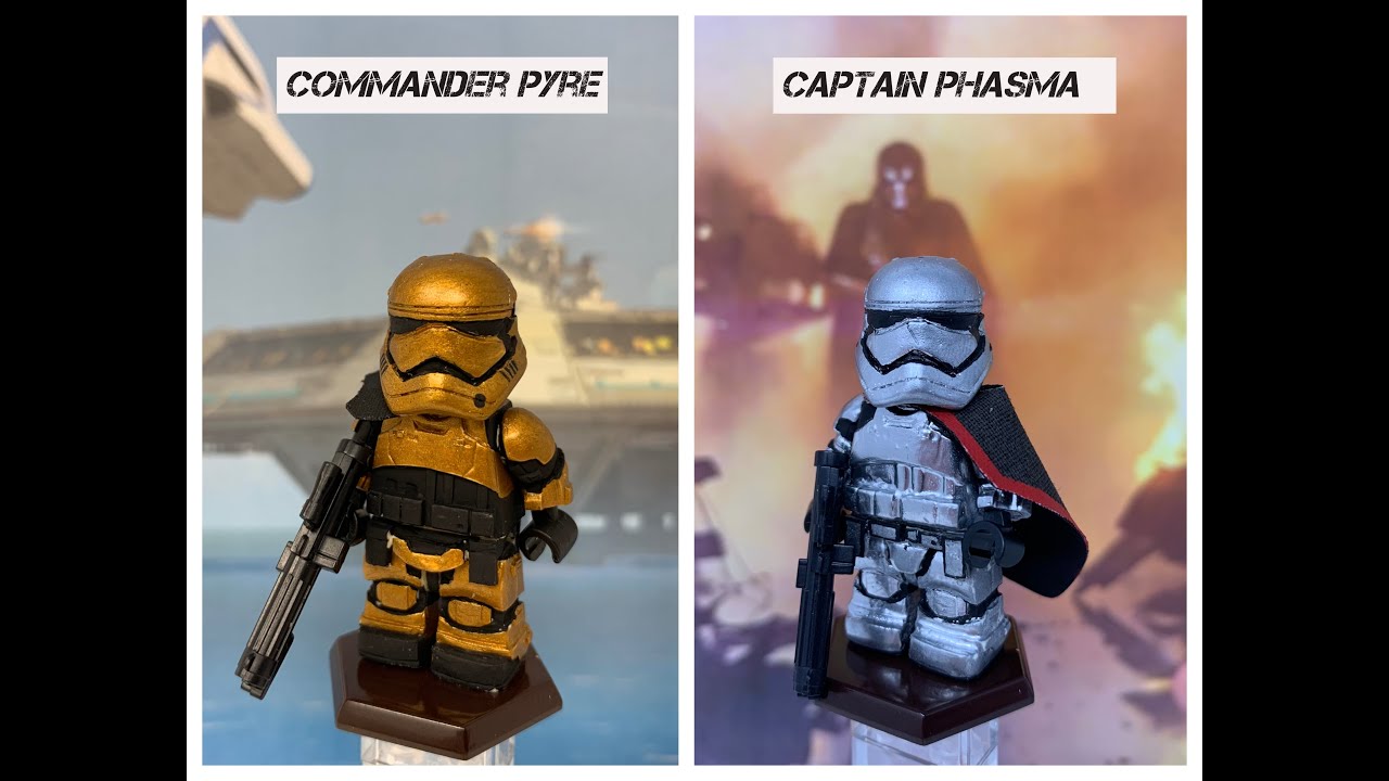 Lego Star Wars Commander Pyre and Captain Phasma Custom Minifigure ...