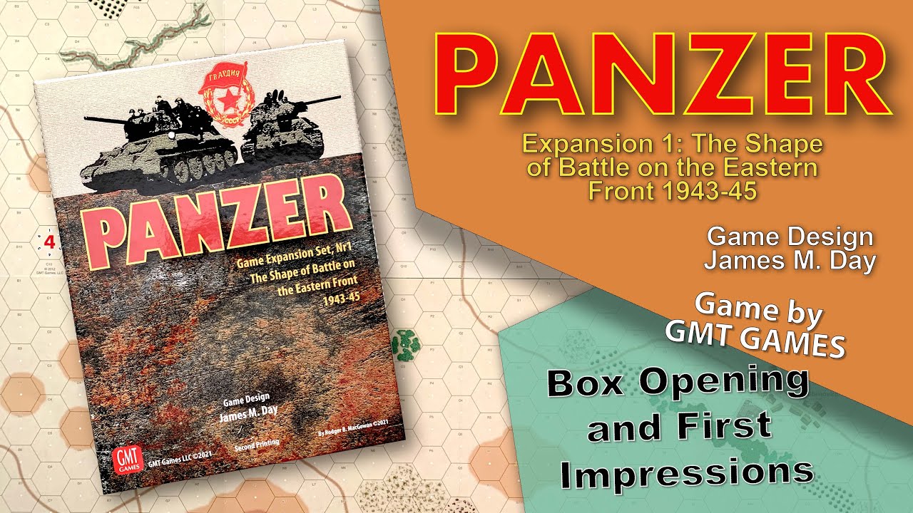 GMT Games: Panzer Exp 1- The Shape of Battle on the Eastern Front /Box ...