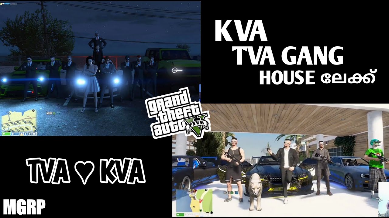 KVA TVA GANG HOUSE ലേക്ക് | Gta funny roleplay | TVA | KVA | Panda ...