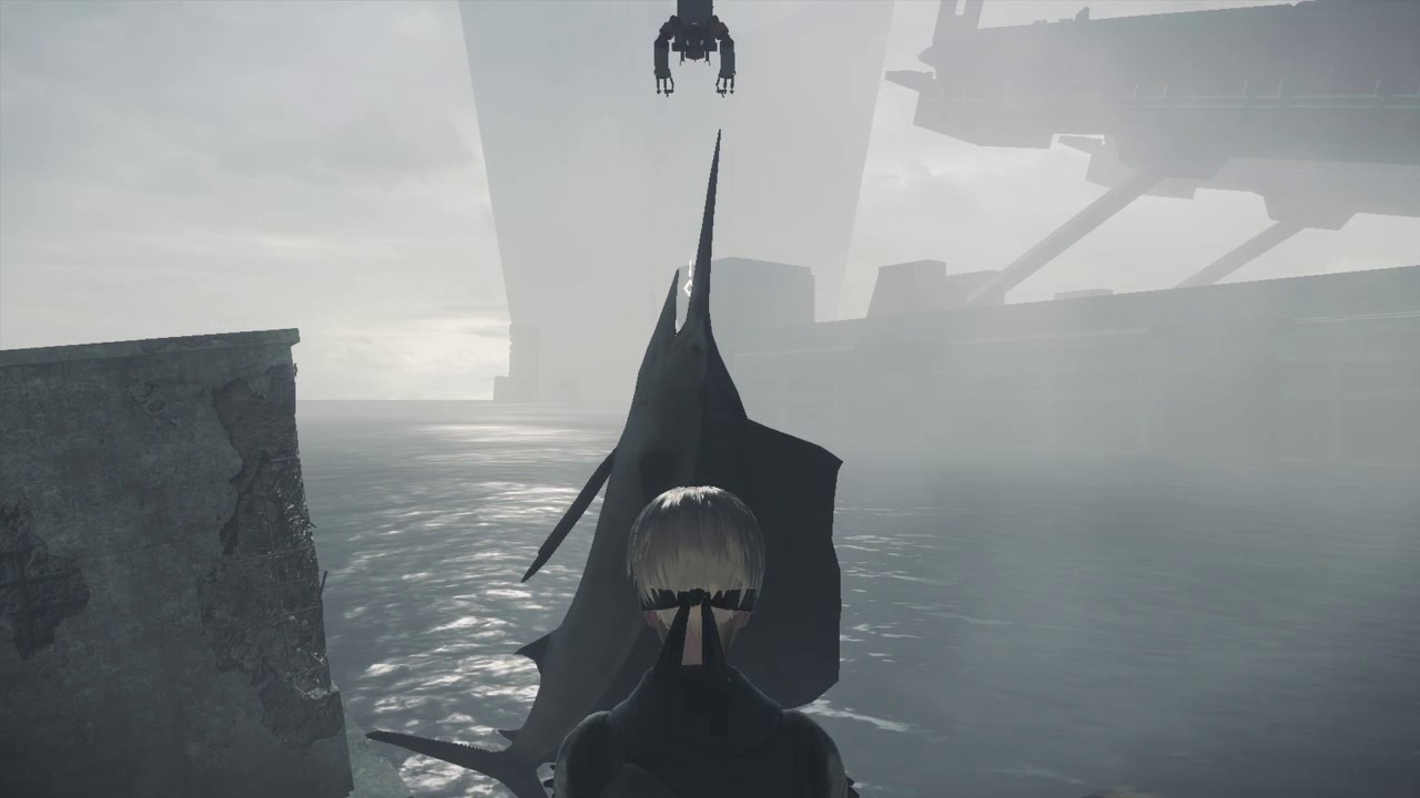 NieR:Automata Swordfish (fish) location - YouTube