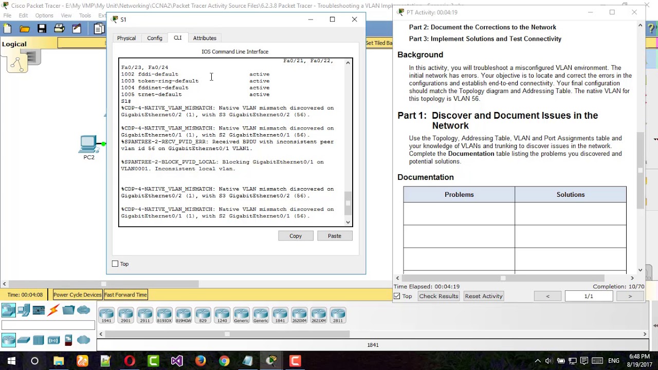 Cisco network|Troubleshooting a VLAN Implementation Scenario 2 - YouTube