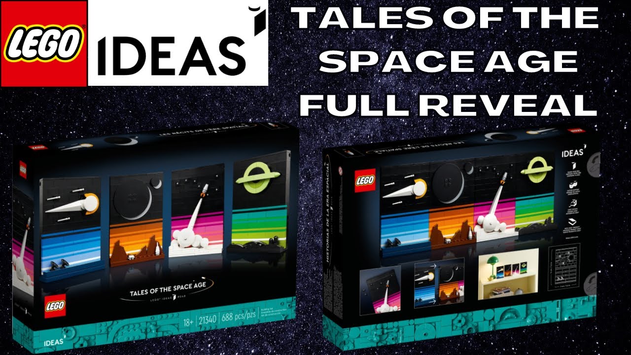 Lego Ideas Tales Of The Space Age Full Reveal 21340 - YouTube
