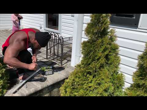 DIY baseball swing trainer/ - YouTube