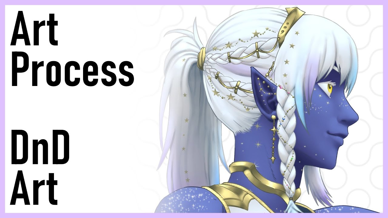 DnD Art - Art Process - YouTube