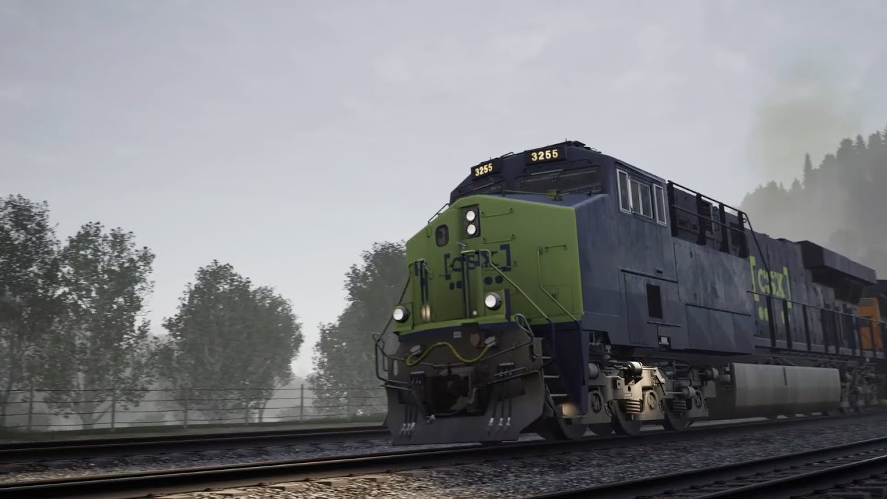 CSX Sand Patch Grade Train Sim World 4 Railfanning - YouTube