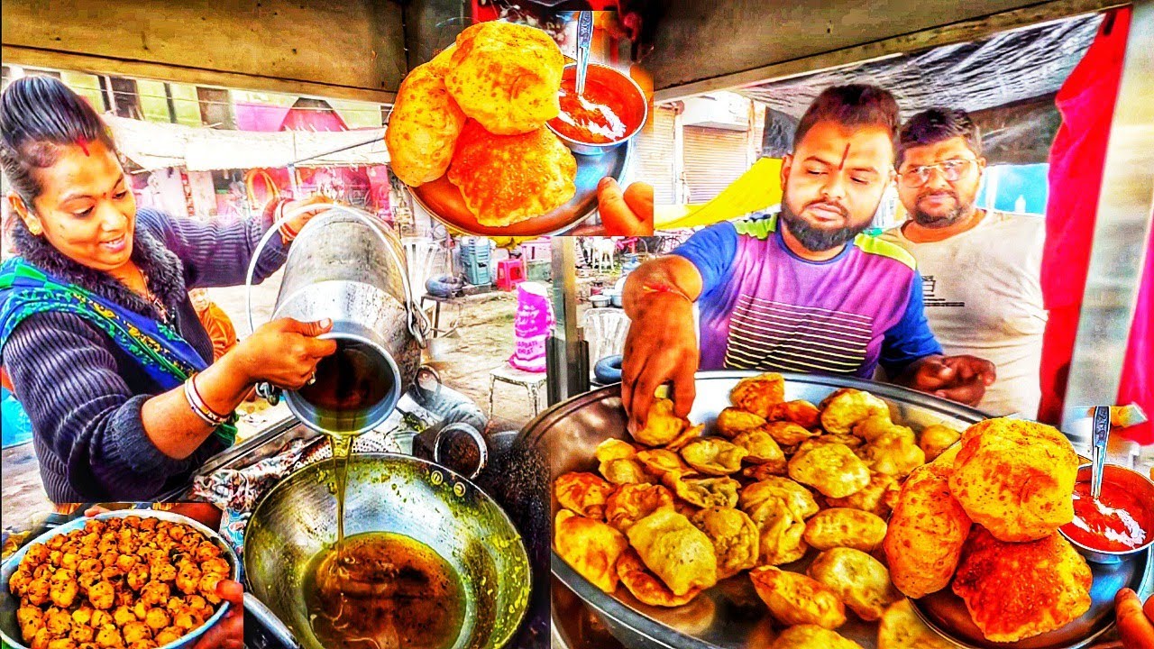 This Place is Famous for Dal Vada, Puri Sabji & Aloo Chutney Rs.30-Only ...